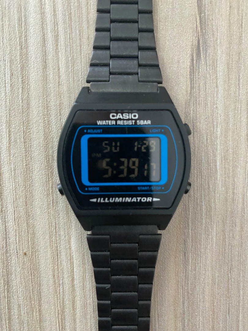 Vintage Casio Illuminator Digital Men's Watch 3294 B640w, Men's Fashion ...