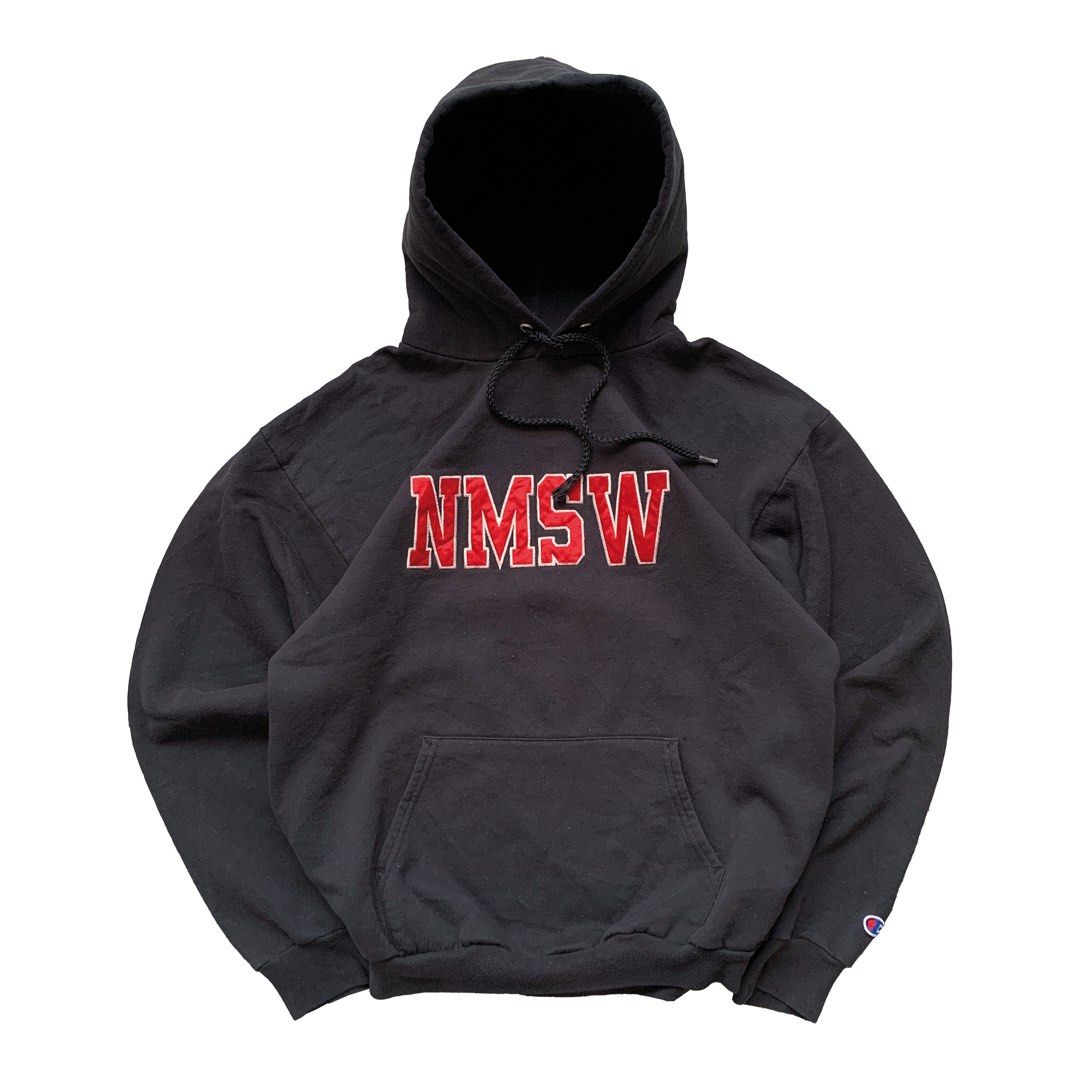 Vintage NMSW Champion Hoodie College University, Men's Fashion, Tops ...