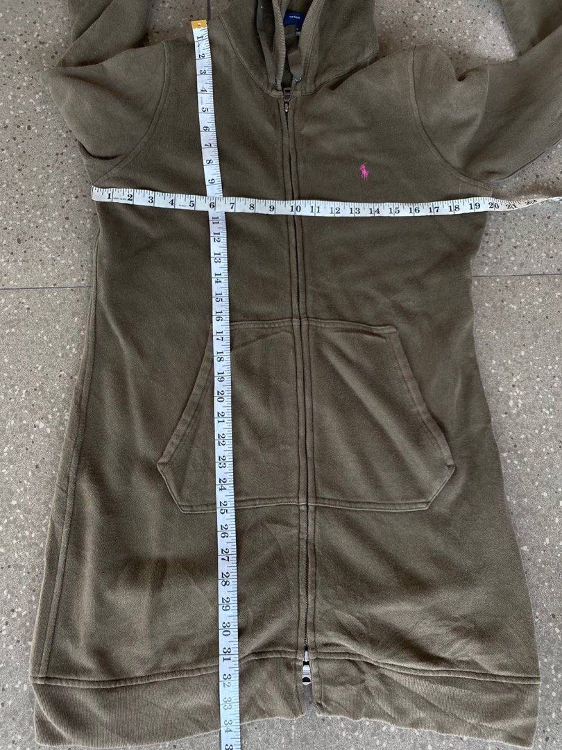 Vintage Polo Ralph Lauren Hoodie Parka Dress Olive Green, Women's ...