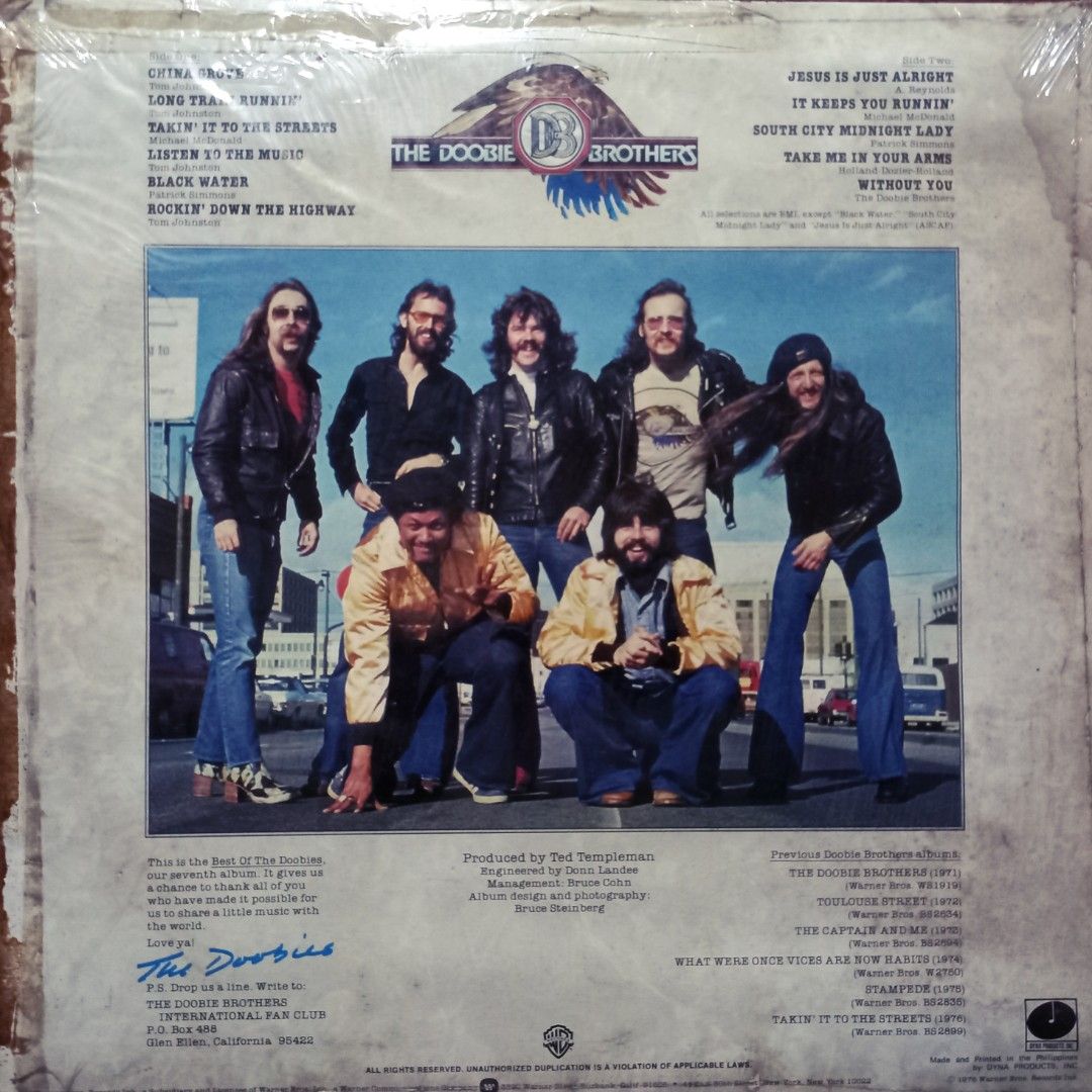 [Vinyl] Doobie Brothers - The Best Of Doobies Vinyl (Plaka)@P450 ...