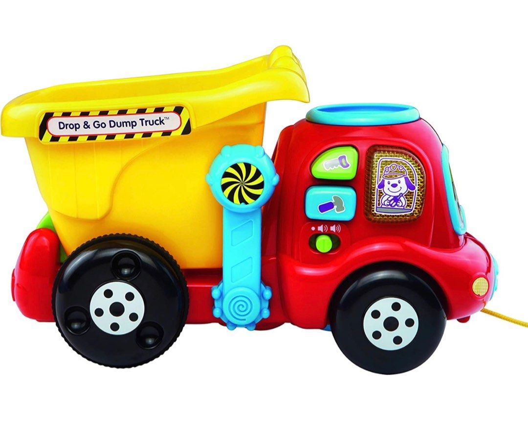 VTech Drop and Go Dump Truck, Hobbies & Toys, Toys & Games on Carousell