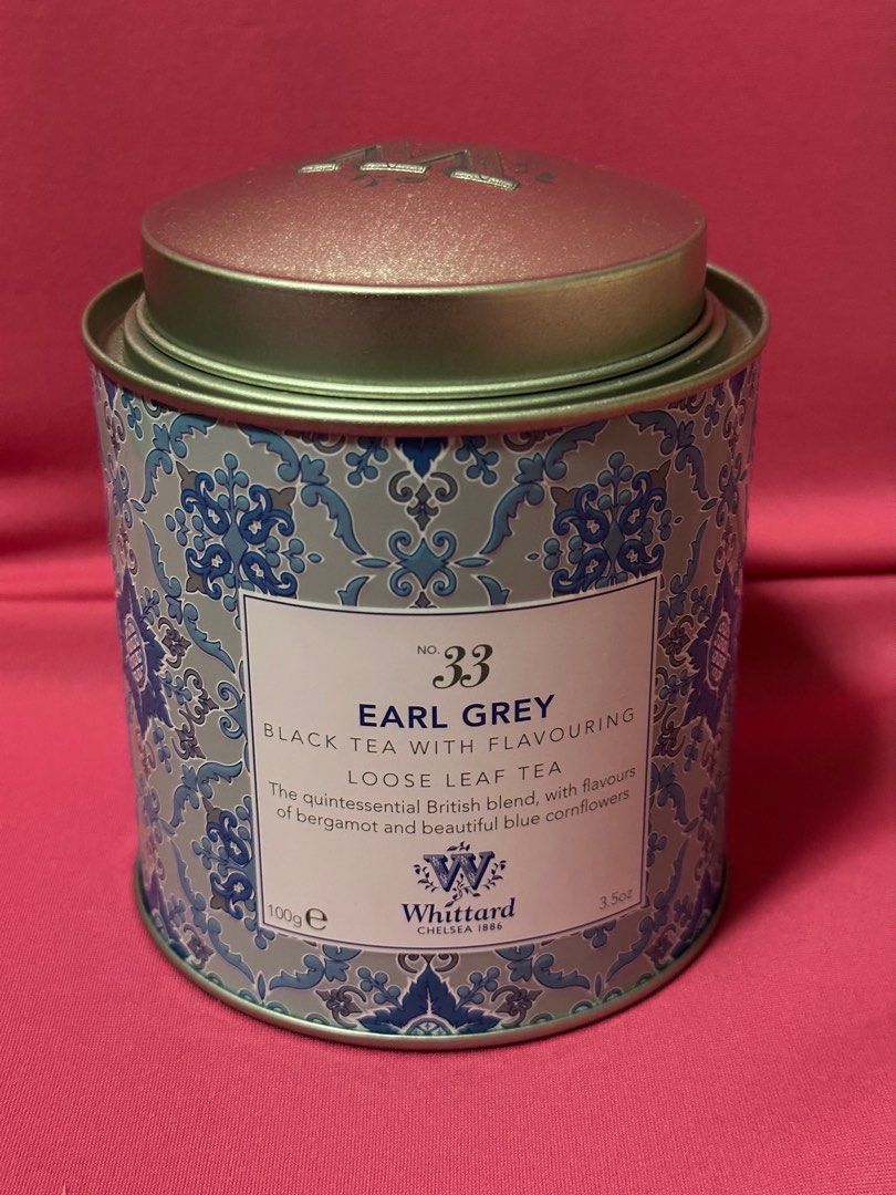 Whittard Tea Discoveries Earl Grey Caddy (Black Tea loose tea leaf ...