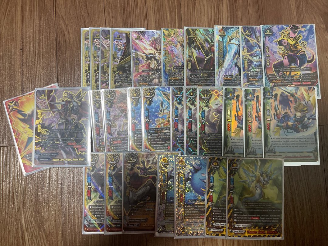 WTS Thunder Empire Deck With Re:B batzz and Ragnarok Support, Hobbies & Toys, Toys & Games on ...