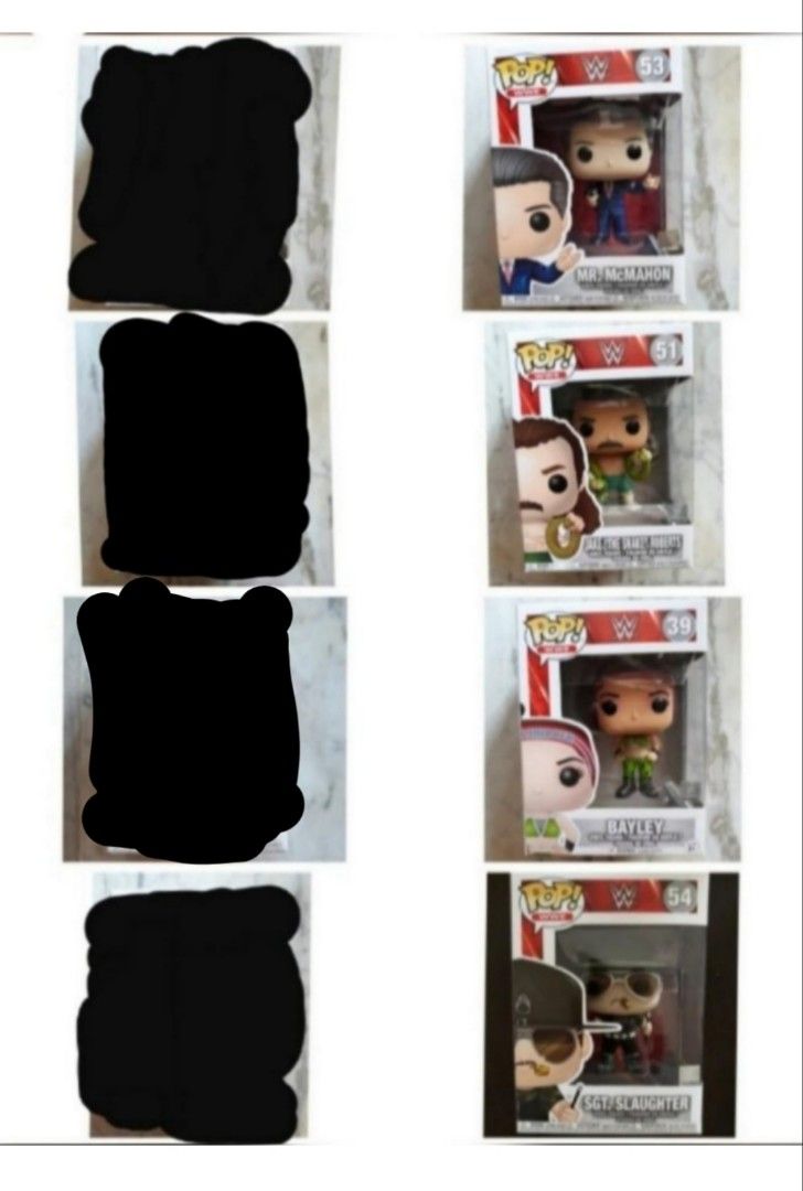 WWE POP Ted Dibiase Sting Lex Asuka Cena Andre Hogan Sheik Eva ...