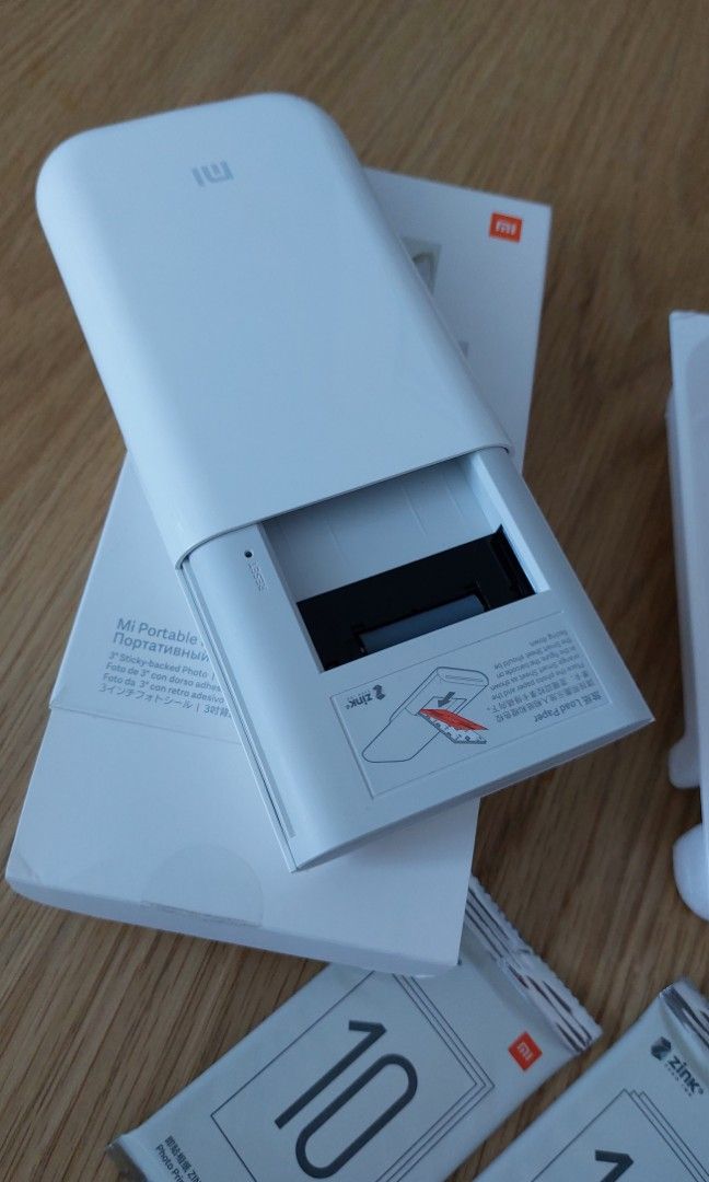 Xiaomi Mi Pocket Photo Printer + 20x Photo Paper, Computers & Tech ...