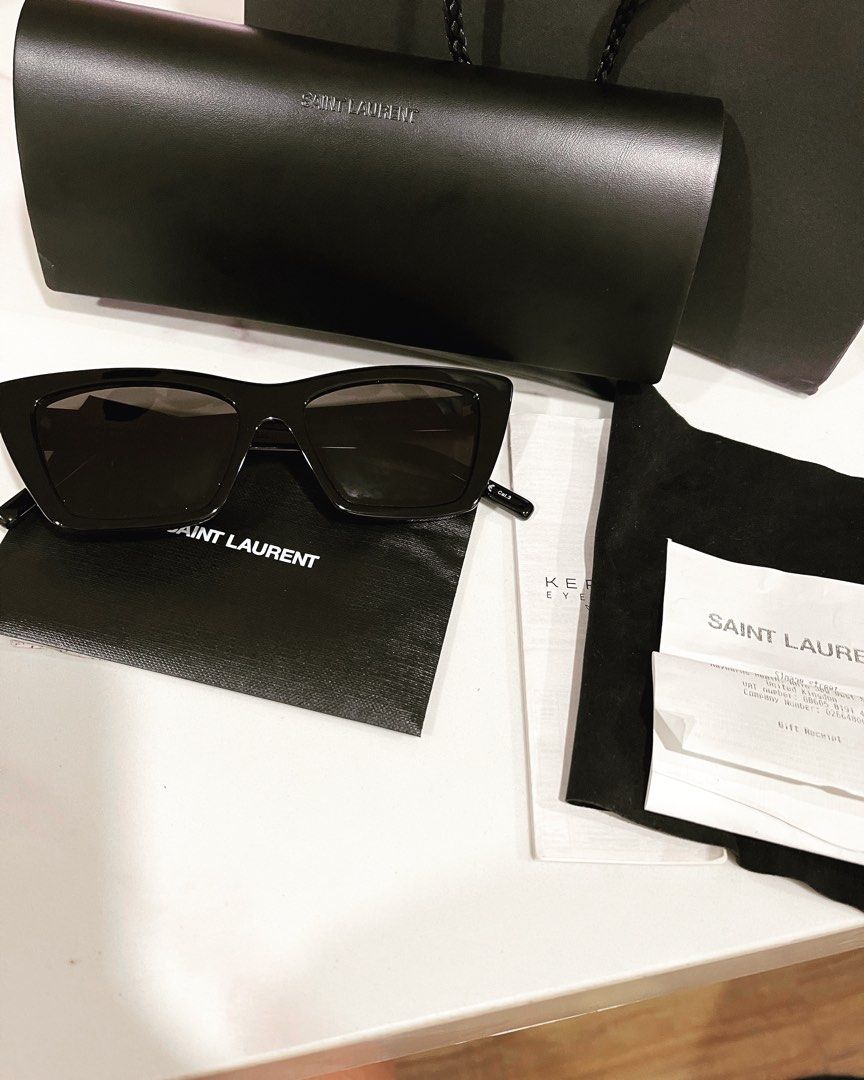 Ysl mica sunglasses, Luxury, Accessories on Carousell