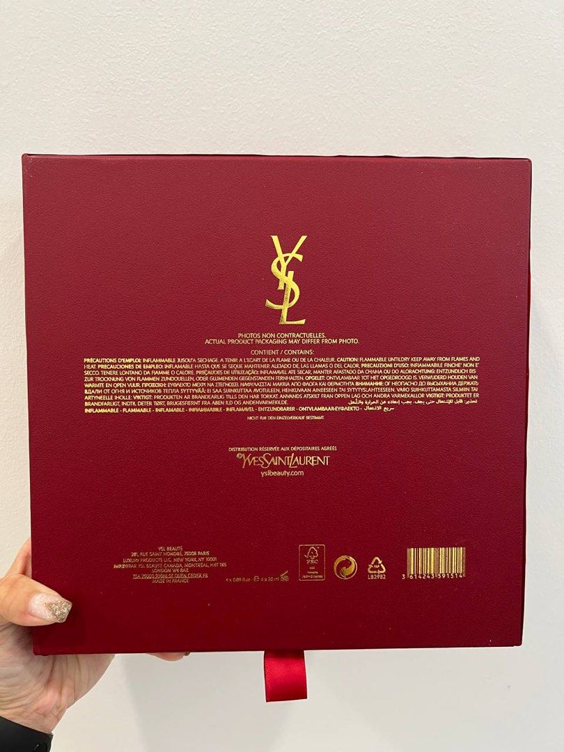 [ORIGINAL] AUTHENTIC READY STOCK YSL SET 4X30ML RED BOX PERFUME FOR ...