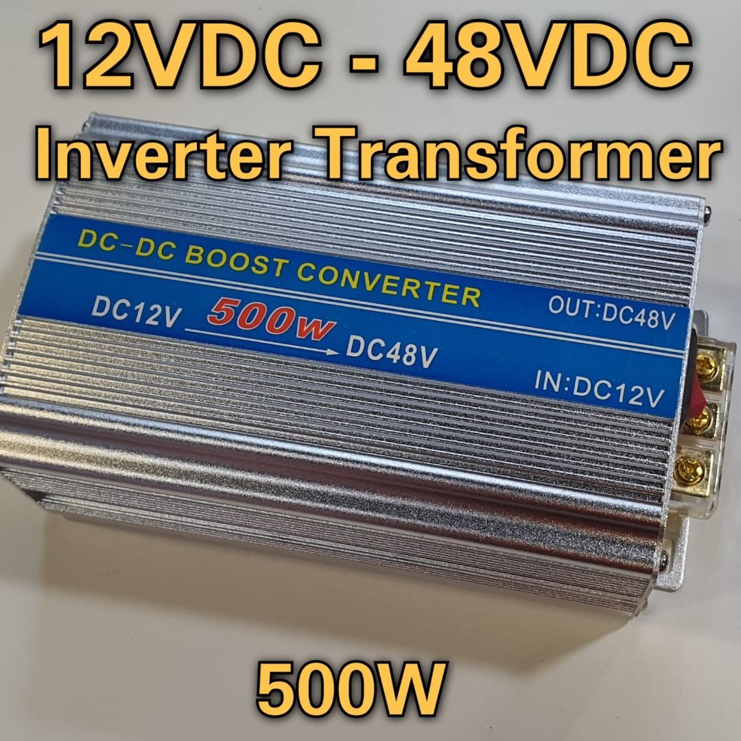 12 to 48 VDC DC-DC Converter 500W Inverter Voltage Transformer ...