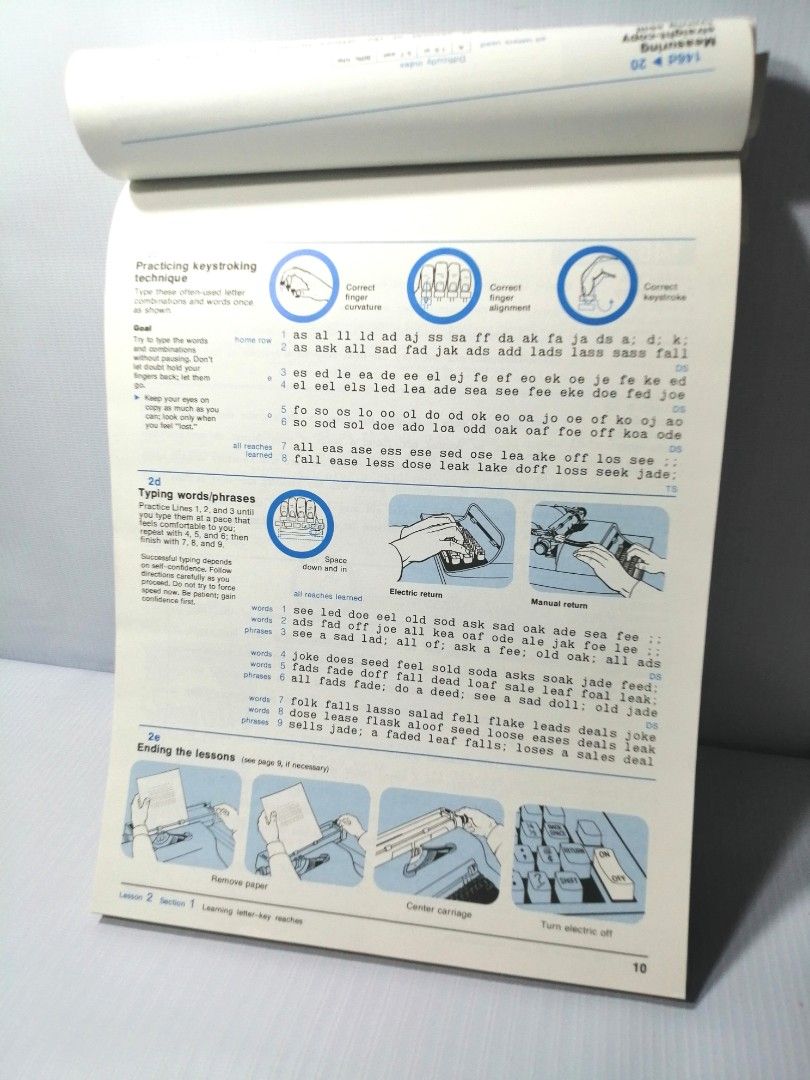 1981 COLLEGE TYPEWRITING Book Tenth Edition Typing Textbook by Wanous ...