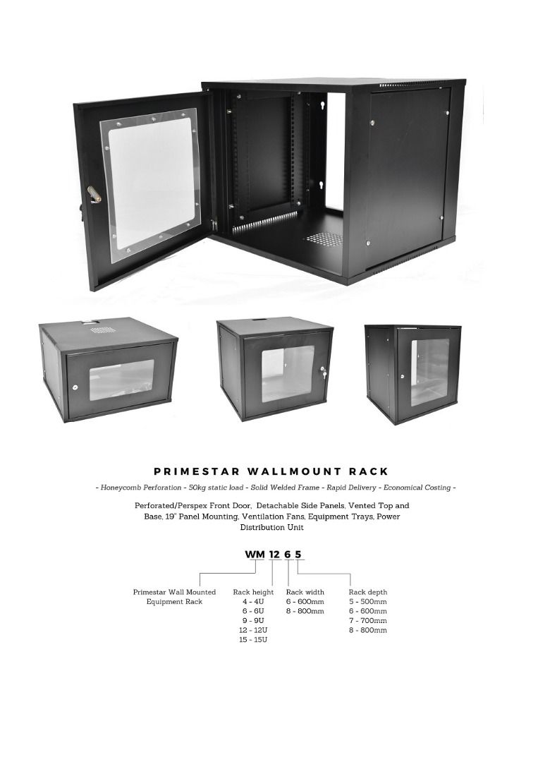 19" 4U Server Rack - 4U Rak Server - 4U Wall Mount Server Rack - 4U ...