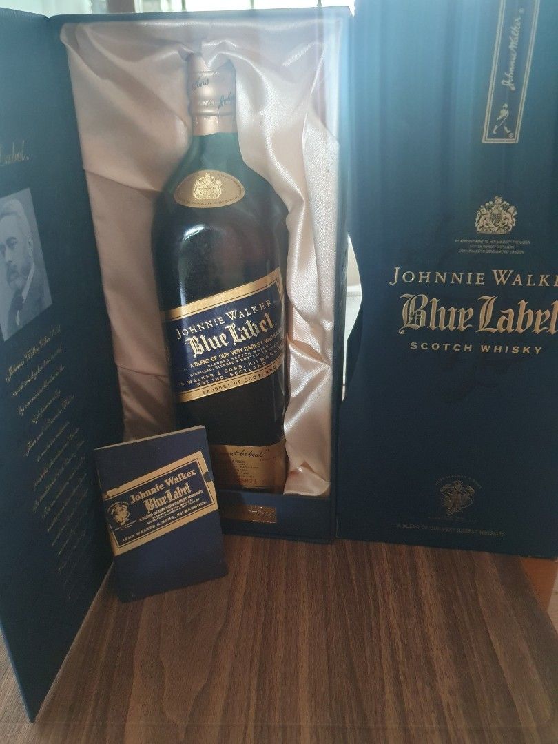 1l Johnnie walker blue label, Food & Drinks, Alcoholic Beverages on ...