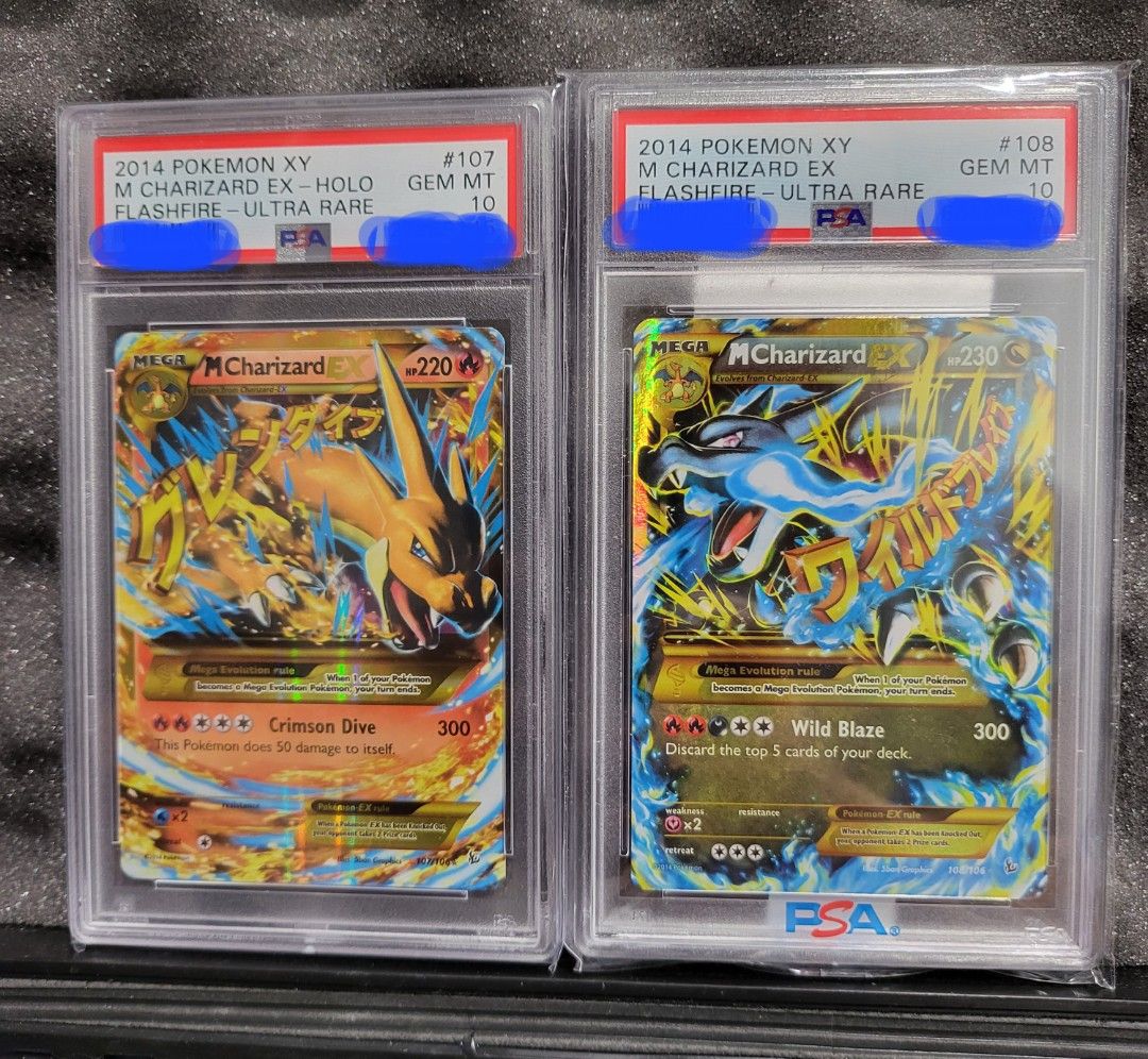 Pokemon TCG 2014 Pokemon XY Flashfire Ultra Rare Mega Charizard Ex #107 ...