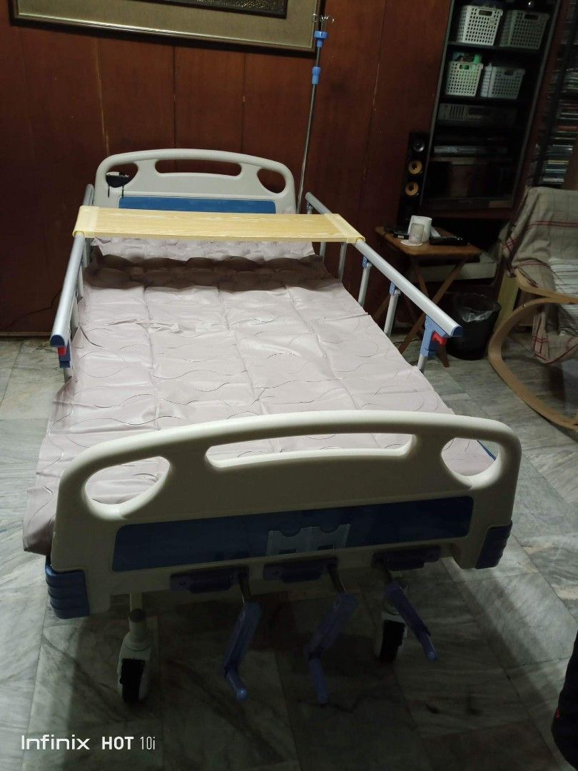 2 Crank bed, Furniture & Home Living, Furniture, Bed Frames ...