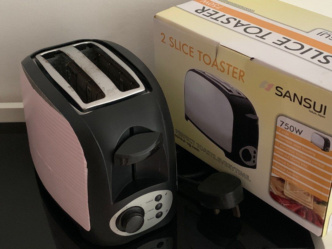 2 Slice Bread Toaster, Brand: Sansui Tokyo Japan, TV & Home Appliances ...