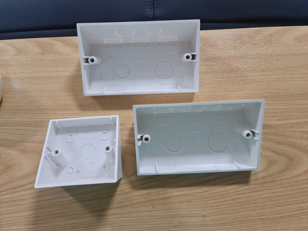 45度倾斜插座盒 45 degree socket box, TV & Home Appliances, Electrical ...