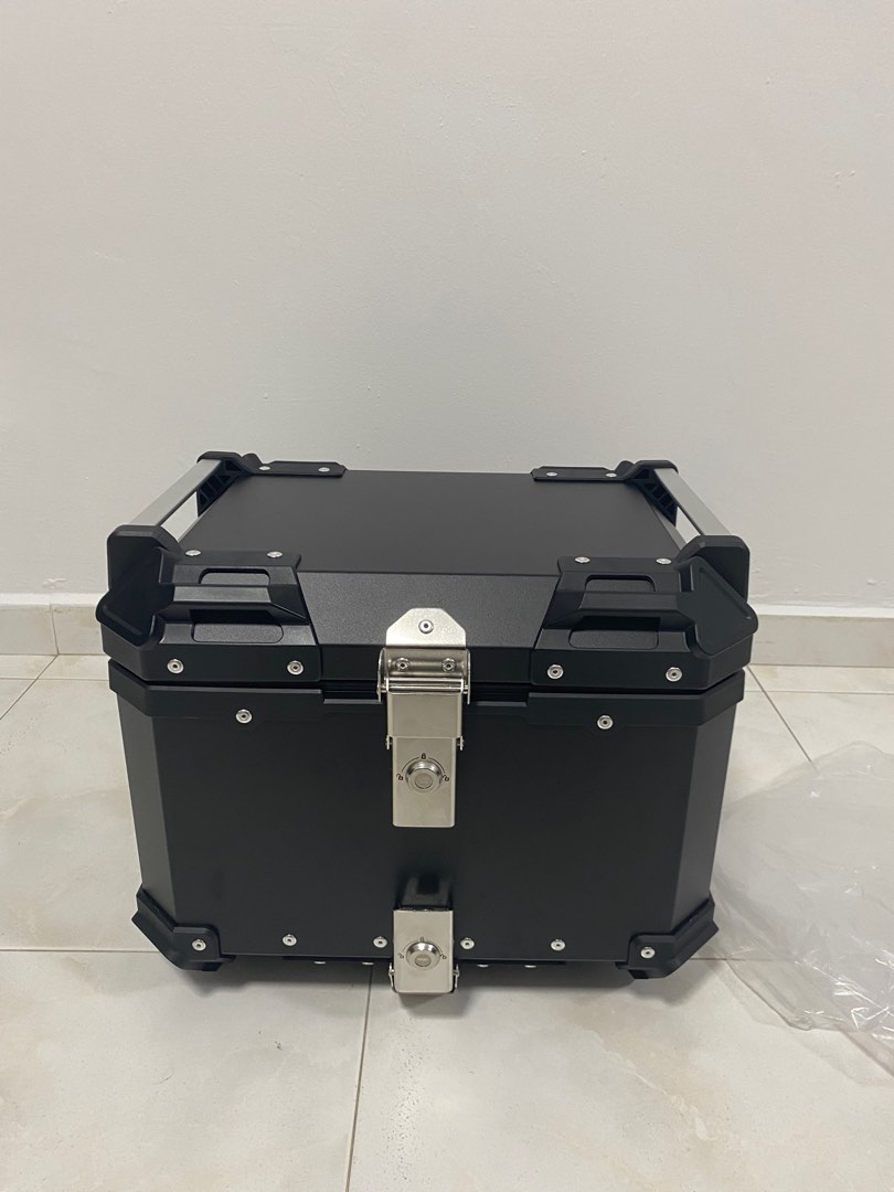 45L Aluminium Top Box, Top Case for Motorcycle / Bike, Motorcycles ...