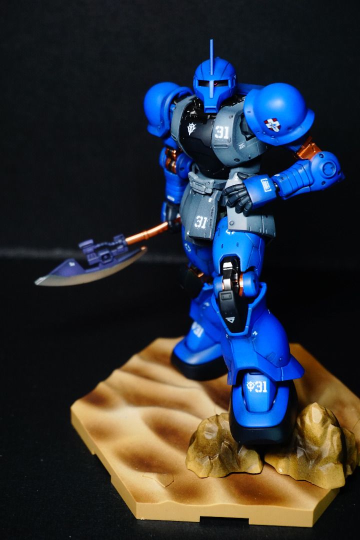 改色分享 RAMBA RAL'S ZAKU I [HG GTO MS-06F 改色], 興趣及遊戲, 玩具 & 遊戲類 - Carousell