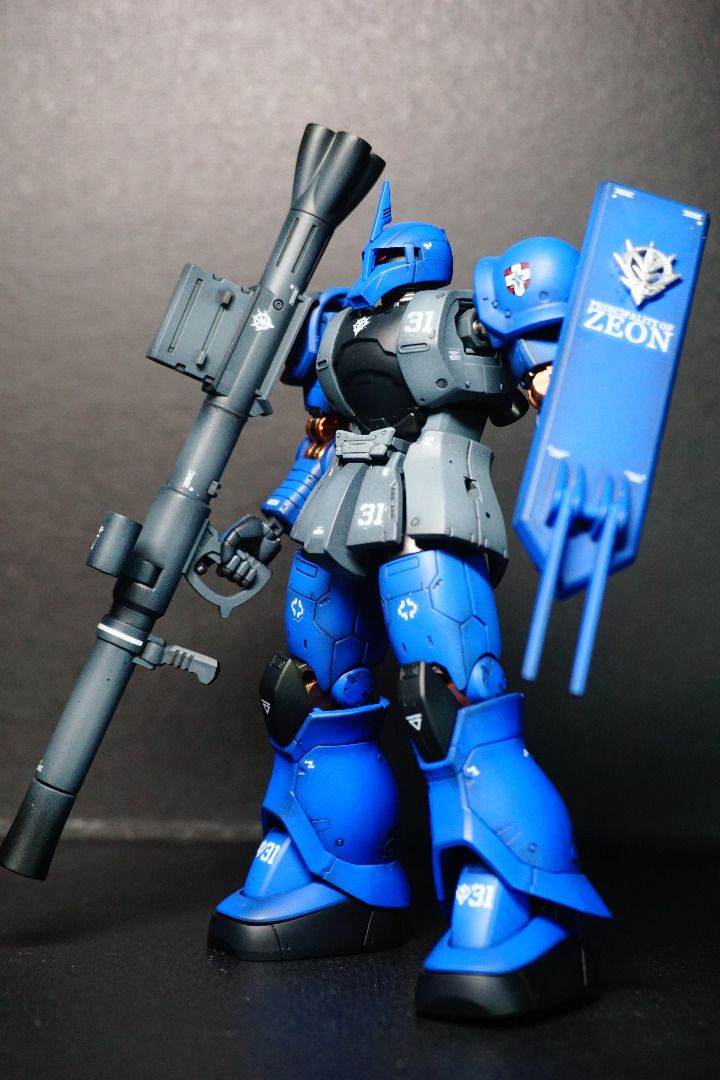 改色分享 RAMBA RAL'S ZAKU I [HG GTO MS-06F 改色], 興趣及遊戲, 玩具 & 遊戲類 - Carousell