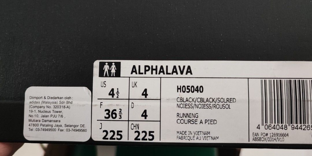 Adidas Alpha Lava Run Shoes, Women's Fashion, Footwear, Sneakers on ...