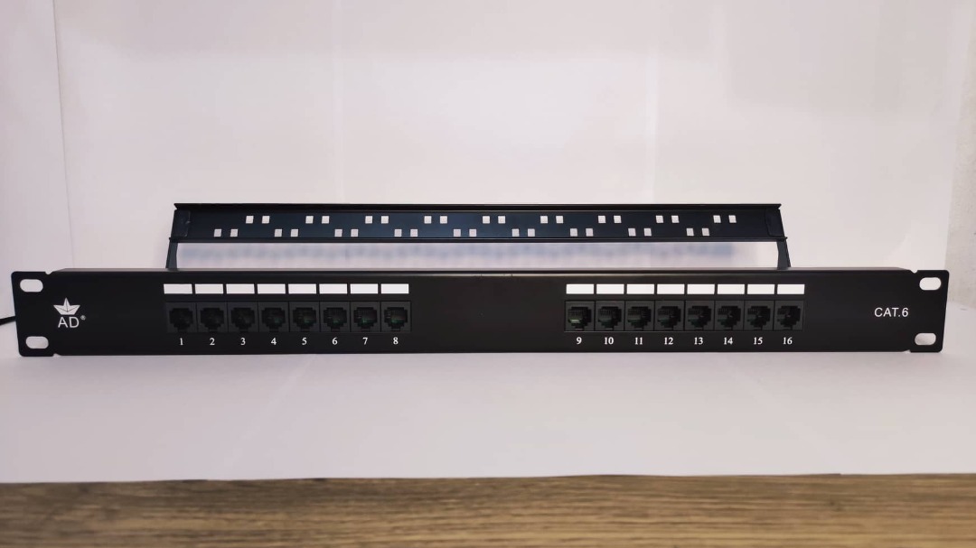 AD-LINK 16ports Patch Panel Cat6 Fully Loaded 100% Original and ...