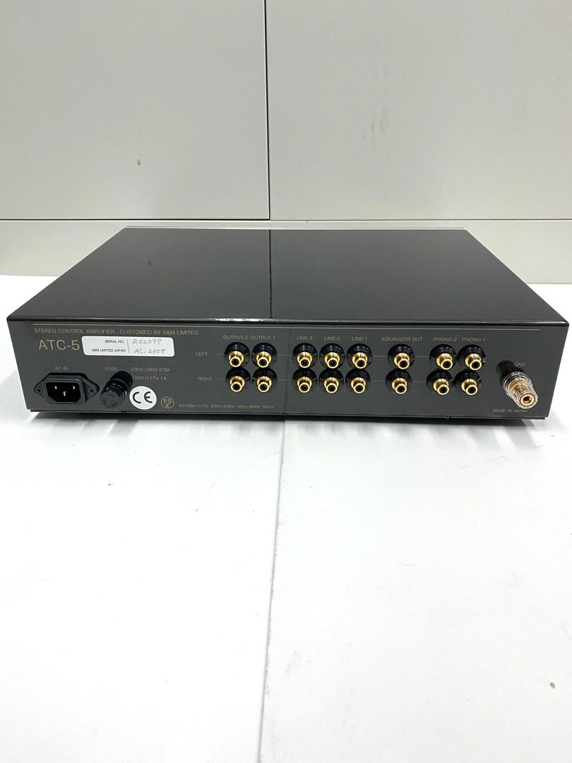 AirTight ATC-5 Stereo Line And Phono Control Amplifier, Audio ...