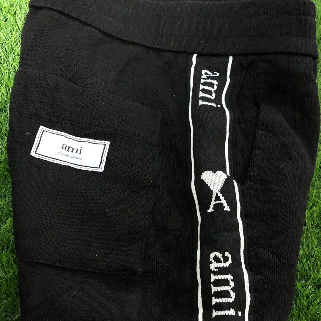 Ami Side Tape Jogger, Men's Fashion, Bottoms, Joggers on Carousell