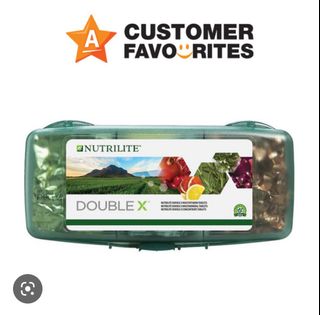 Nutrilite double X with Tray, Health & Nutrition, Health Supplements ...