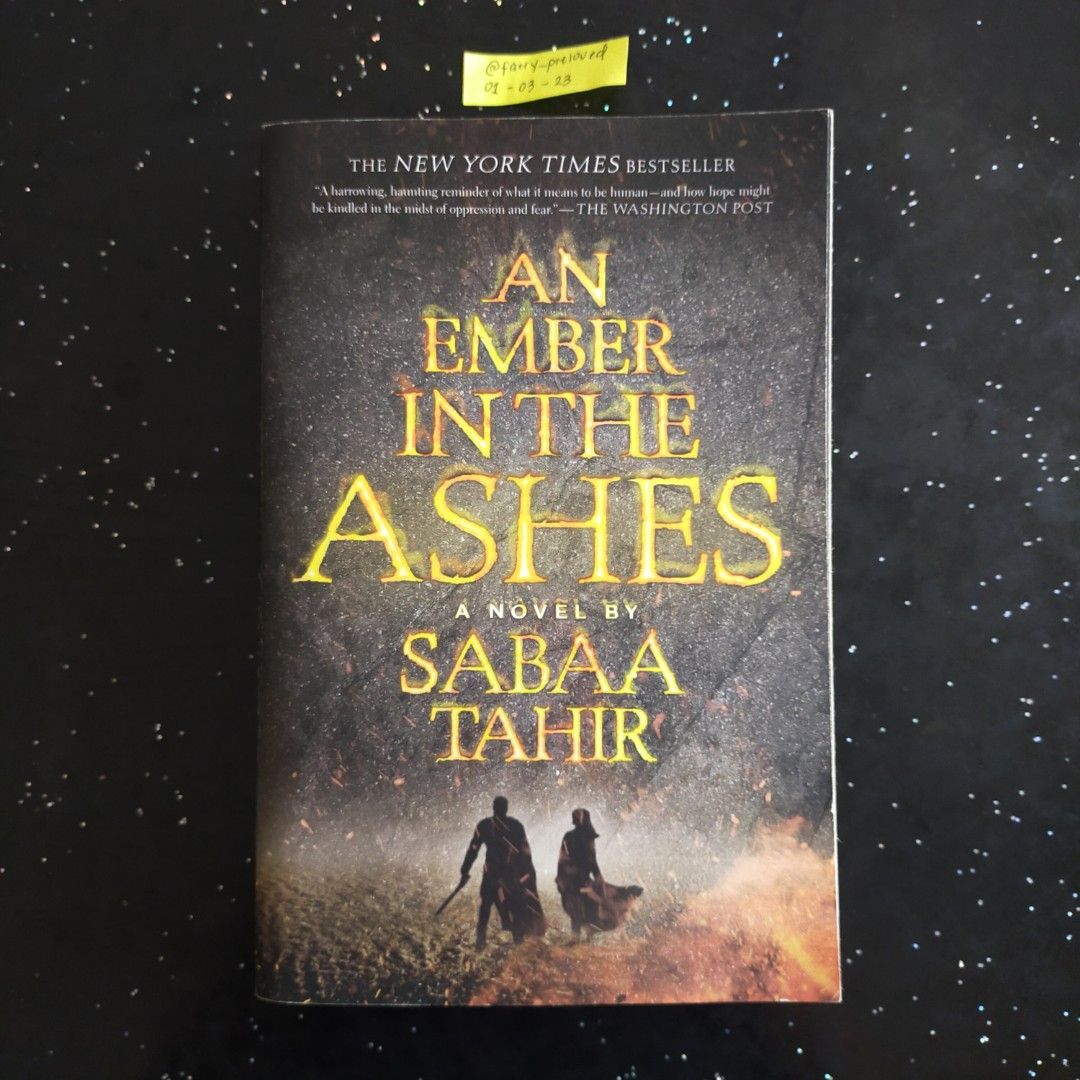 An Ember in the Ashes by Sabaa Tahir | Romance and Fantasy book, Hobbies & Toys, Books ...