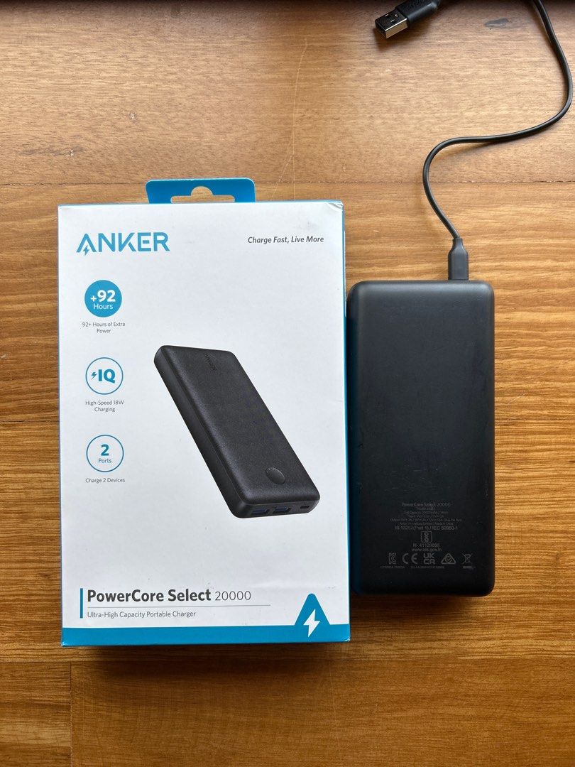 Anker, 20000mAh, authentic, Mobile Phones & Gadgets, Mobile & Gadget ...