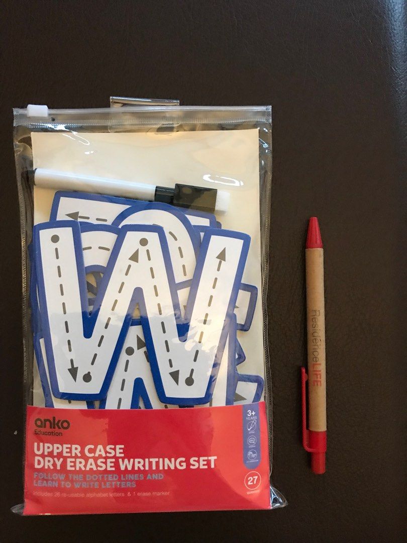Anko Tracing Writing Set - Uppercase or Lowercase, Hobbies & Toys ...