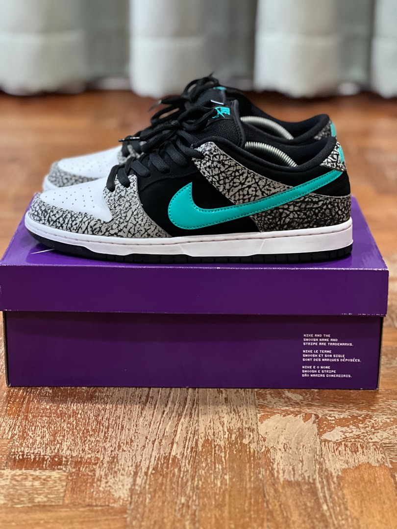 Atmos x Nike SB Dunk Low Elephant, Men's Fashion, Footwear, Sneakers on ...