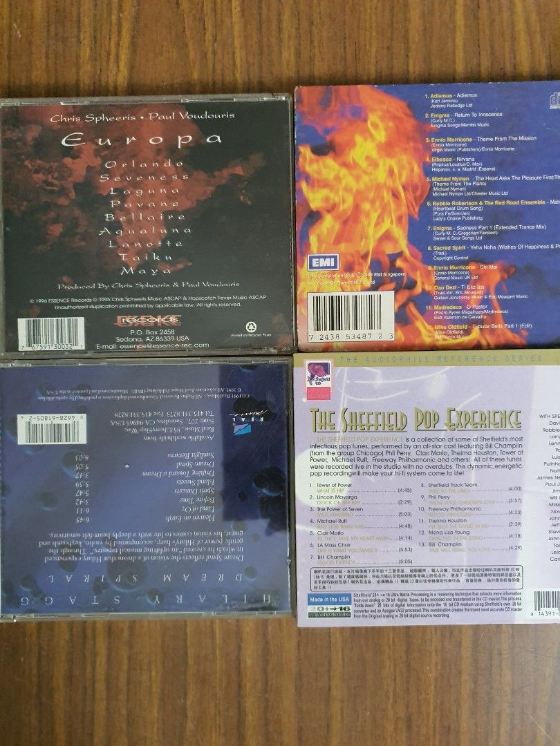 Audiophile Jazz Vocal CDs - Ella Fitzgerald/Chris Spheeris/Classical ...