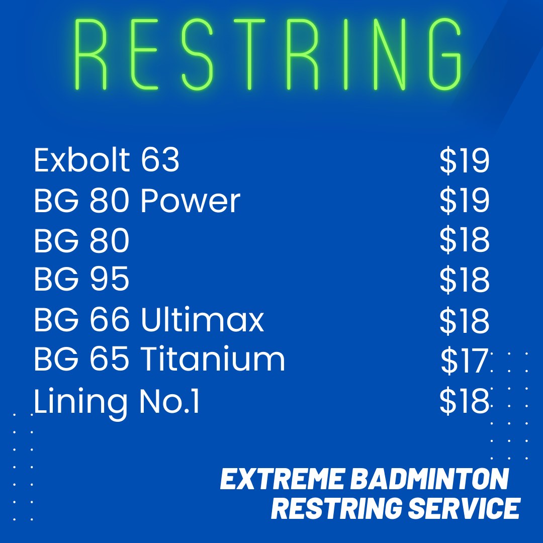 Badminton Restring | Racket| , Sports Equipment, Sports & Games, Racket ...
