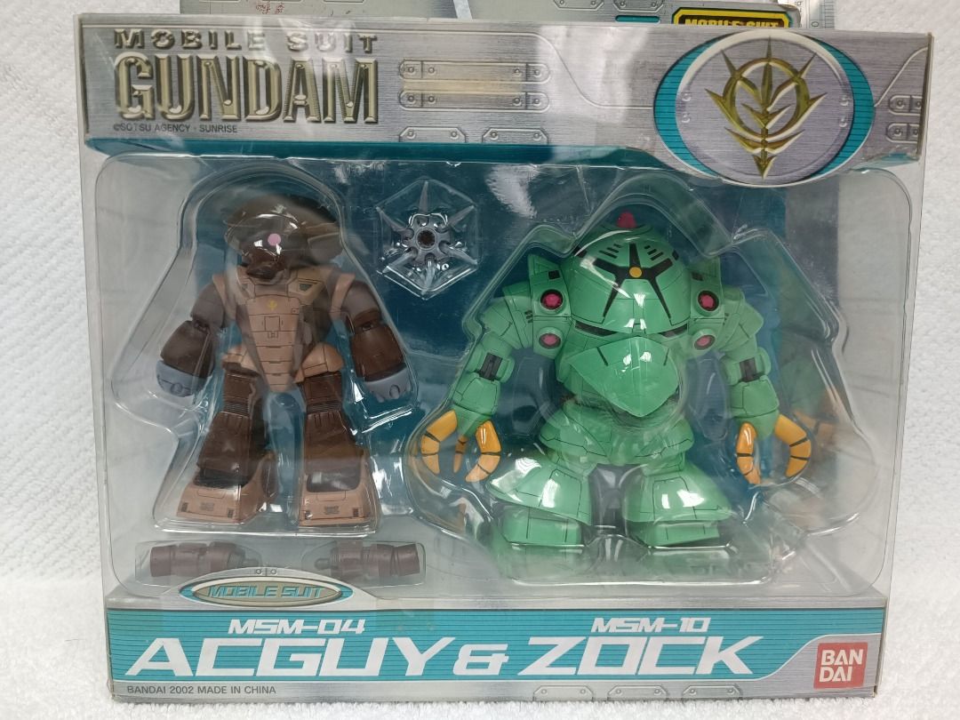 BANDAI Mobile Suit in Action!! MSM-04 & MSN-10 Acguy & Zock GUNDAM 萬代高達 ...