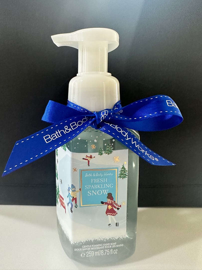 Bath & body works hand soap - Fresh sparkling snow, Beauty & Personal ...