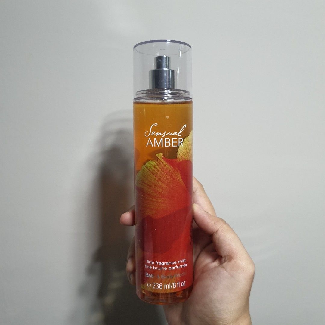 Bath and body works body mist sensual amber, Beauty & Personal Care ...