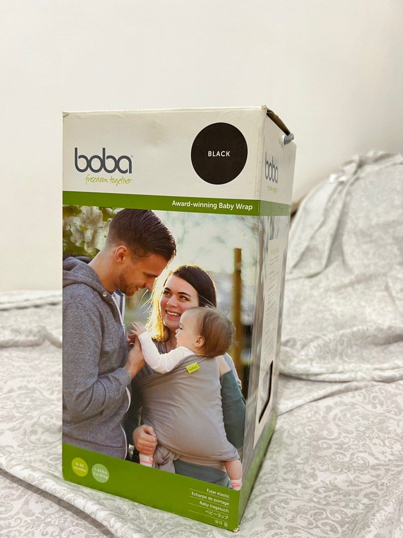 Biba baby wrap- black, Babies & Kids, Going Out, Carriers & Slings on ...