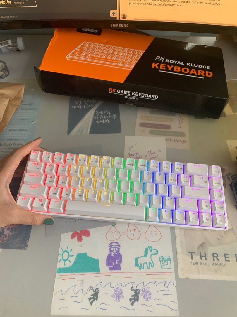 (BN) RK68 Royal Kludge Keyboard Red Switch, Computers & Tech, Parts ...