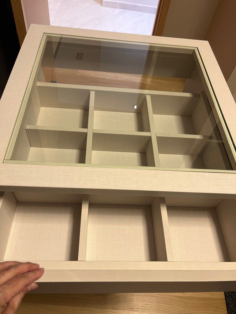 Brand new with glass top drawer, Furniture & Home Living, Furniture ...