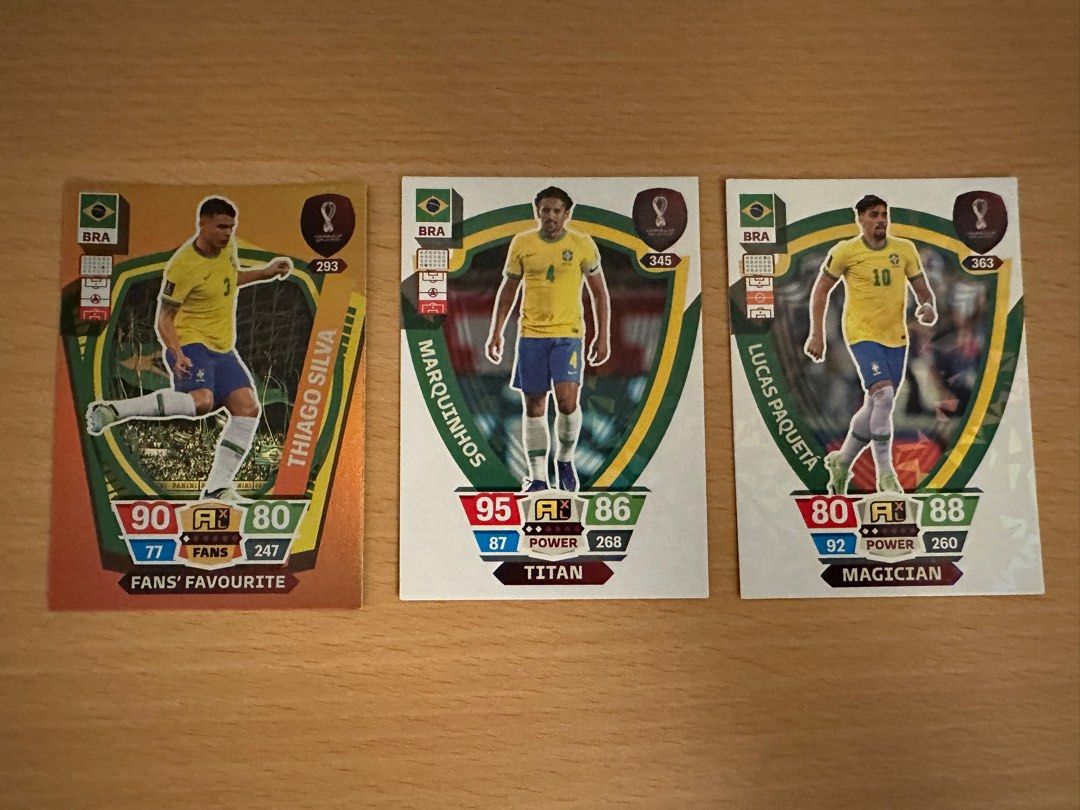 Brazil World Cup cards - Neymar, Jesus, Vinicius Jr, Militao ...