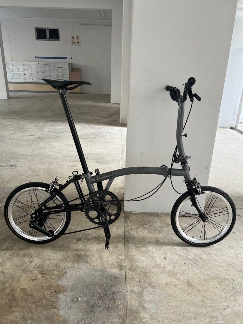 Brompton P Line Grey, Sports Equipment, Bicycles & Parts, Bicycles on ...