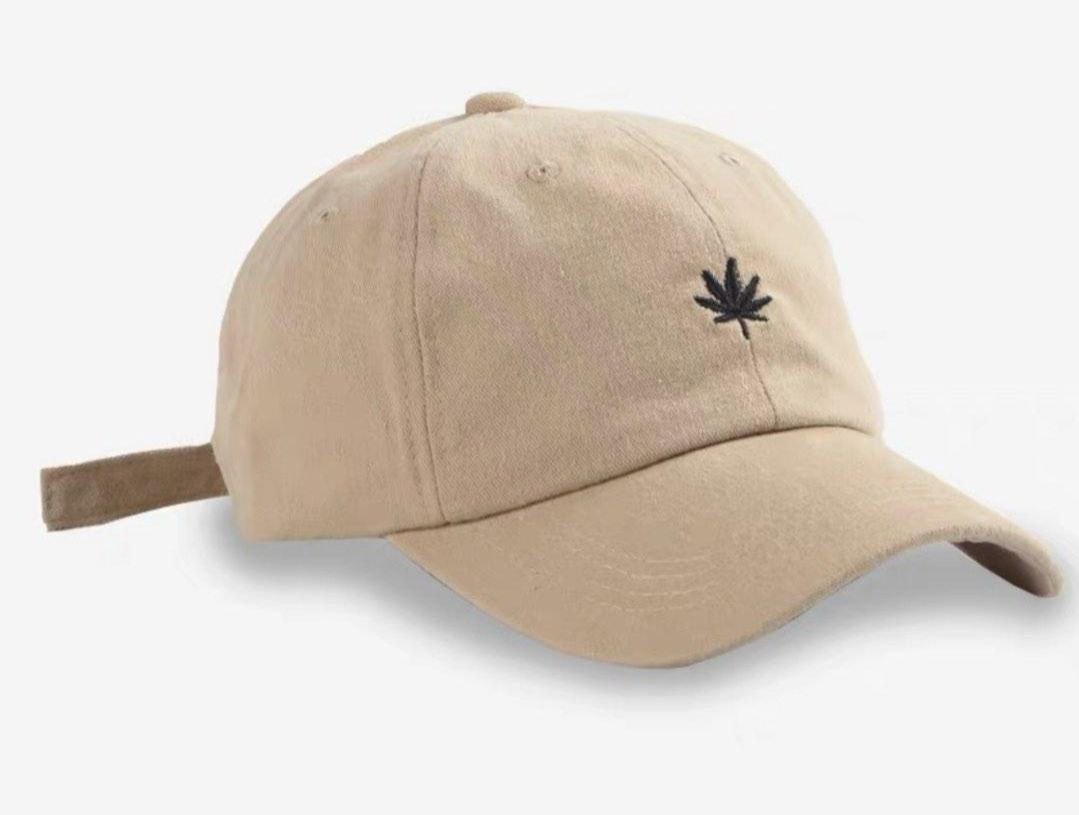 Brown khaki cap with maple leaf, Men's Fashion, Watches & Accessories ...
