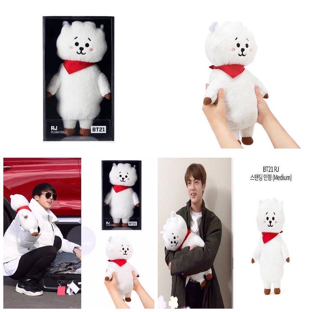 BT21 RJ Standing Doll (Medium), Hobbies & Toys, Memorabilia ...