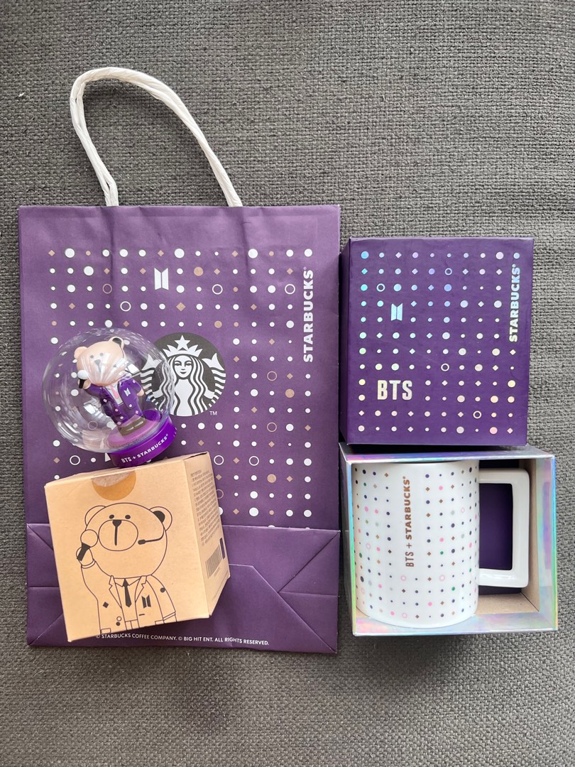 BTS x Starbucks Collaboration, Hobbies & Toys, Memorabilia ...