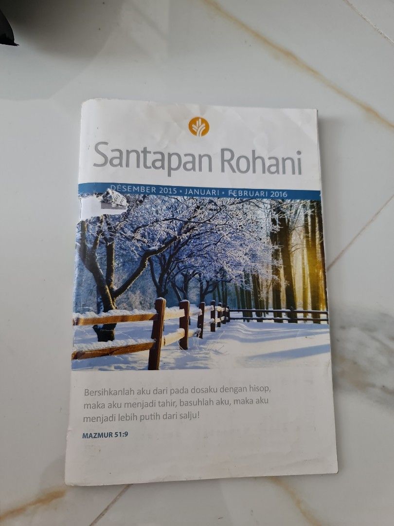 Buku Renungan Harian Santapan Rohani Des-Feb 2016, Buku & Alat Tulis ...