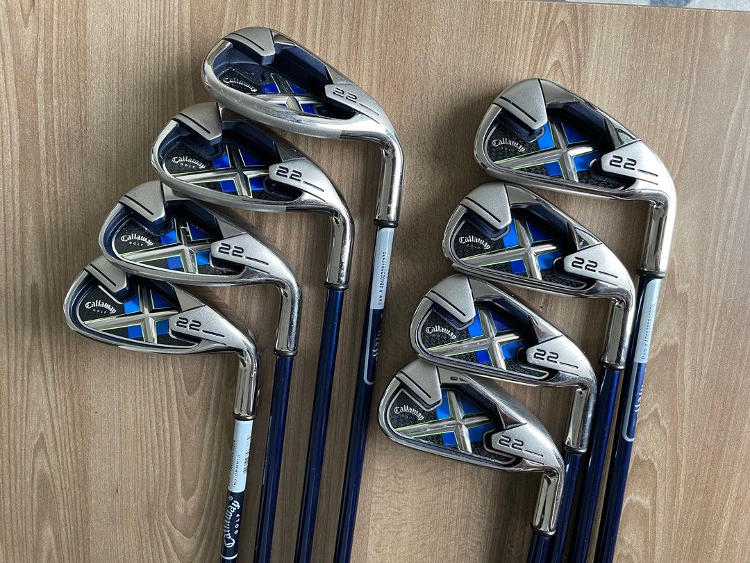 Callaway X-22 Golf Irons (4-SW), Sports Equipment, Sports & Games, Golf on Carousell