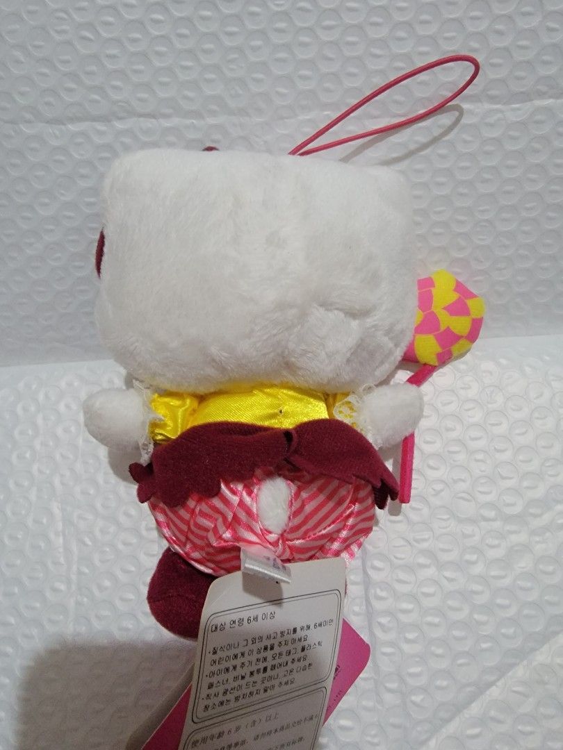 Candy Cane Hello Kitty Plush toy, Hobbies & Toys, Toys & Games on Carousell