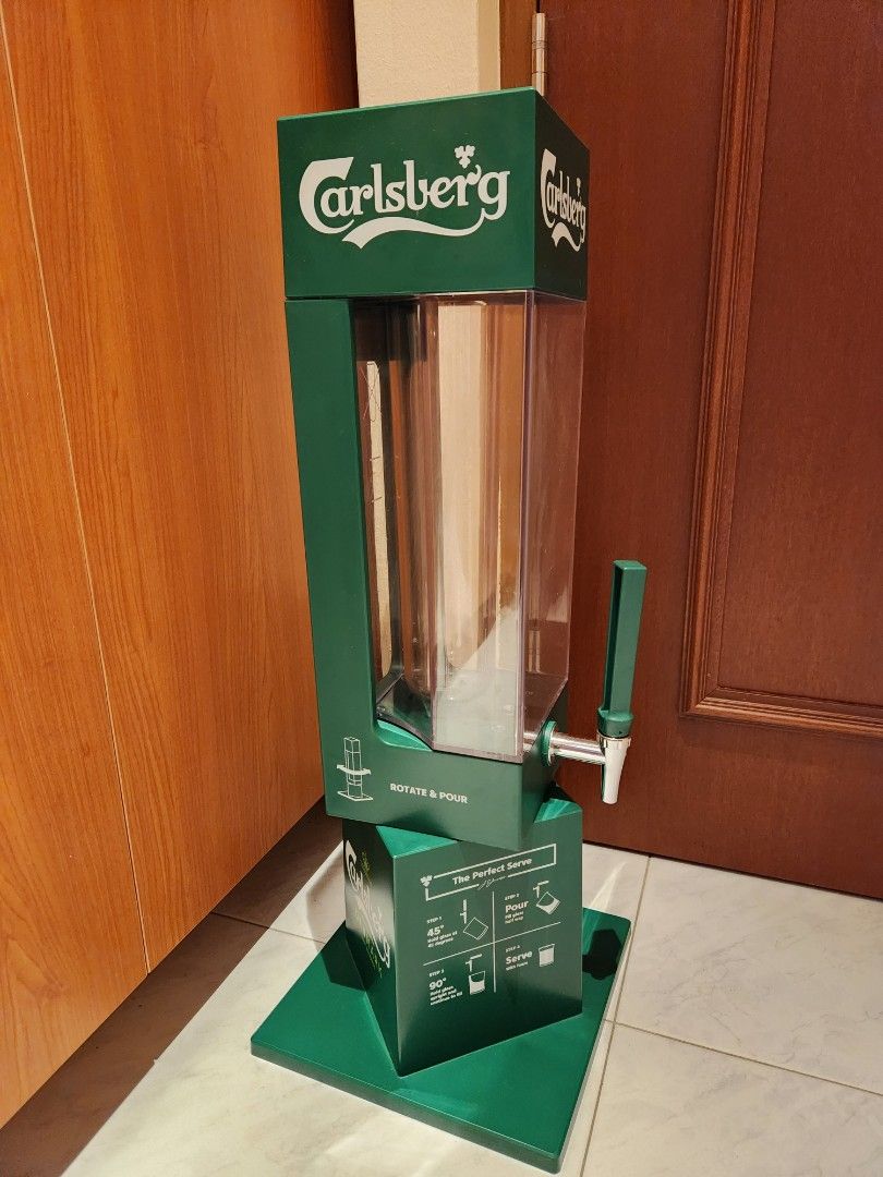 Carlsberg beer tower, Food & Drinks, Alcoholic Beverages on Carousell