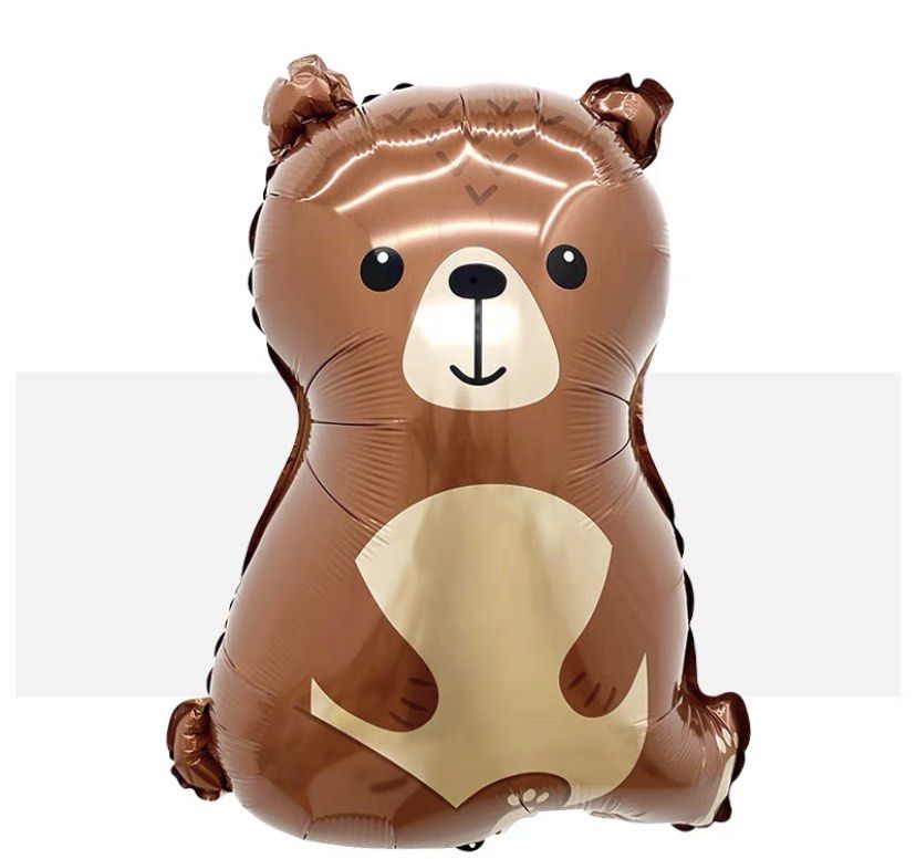 Cartoon Bear Foil Balloon|Little Bear | Woodland Animal Helium Balloon ...