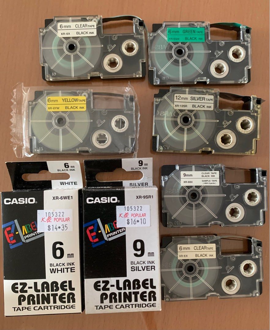 Casio Ez Label Printer tape cartridges (fast deal), Everything Else on ...